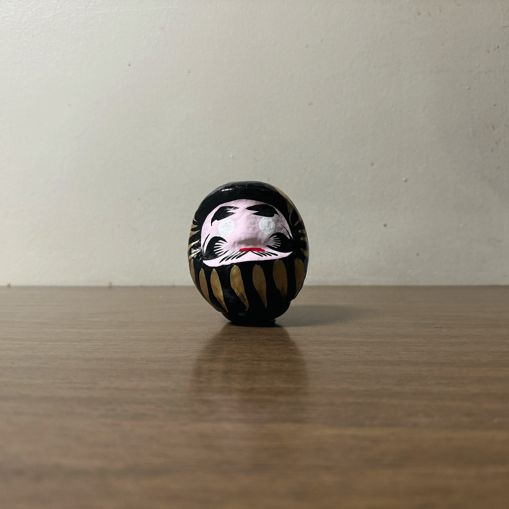 3.5” Daruma (Black) | Bunkado, Inc